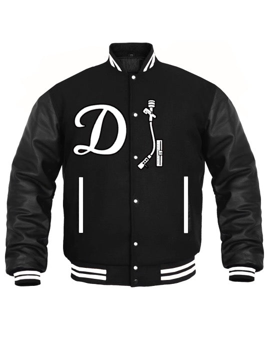 DJ Letterman Jacket - Black – I Support DJs